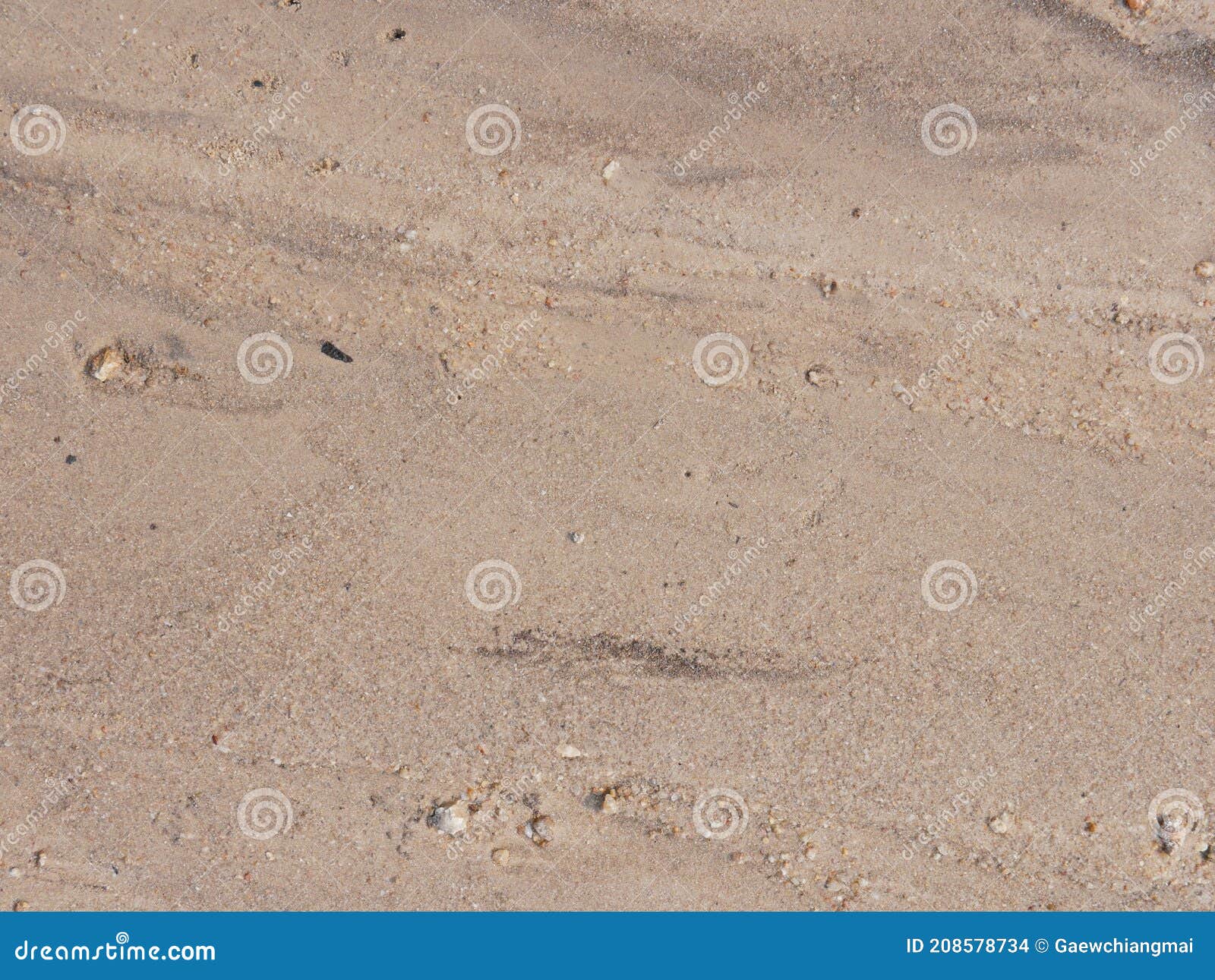 Sand at the Bottom of a River, after the River Runs Dry Stock Photo ...