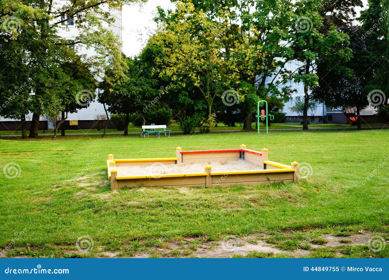 Sand box stock image. Image of apark, play, ground, sand - 44849755