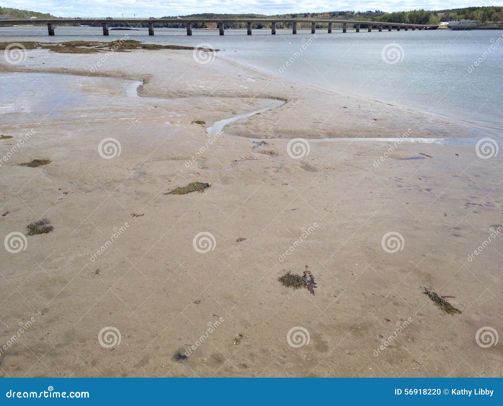 Sand and bridge stock photo. Image of ocean, distance - 56918220