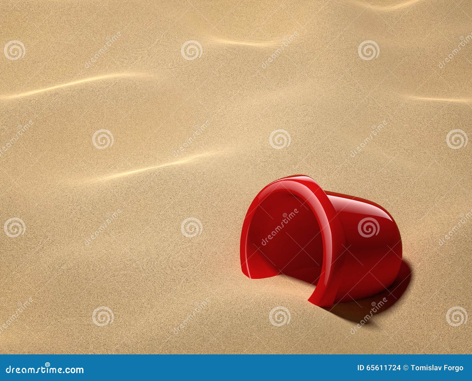 Sand Bucket stock photo. Image of object, shore, blue - 65611724