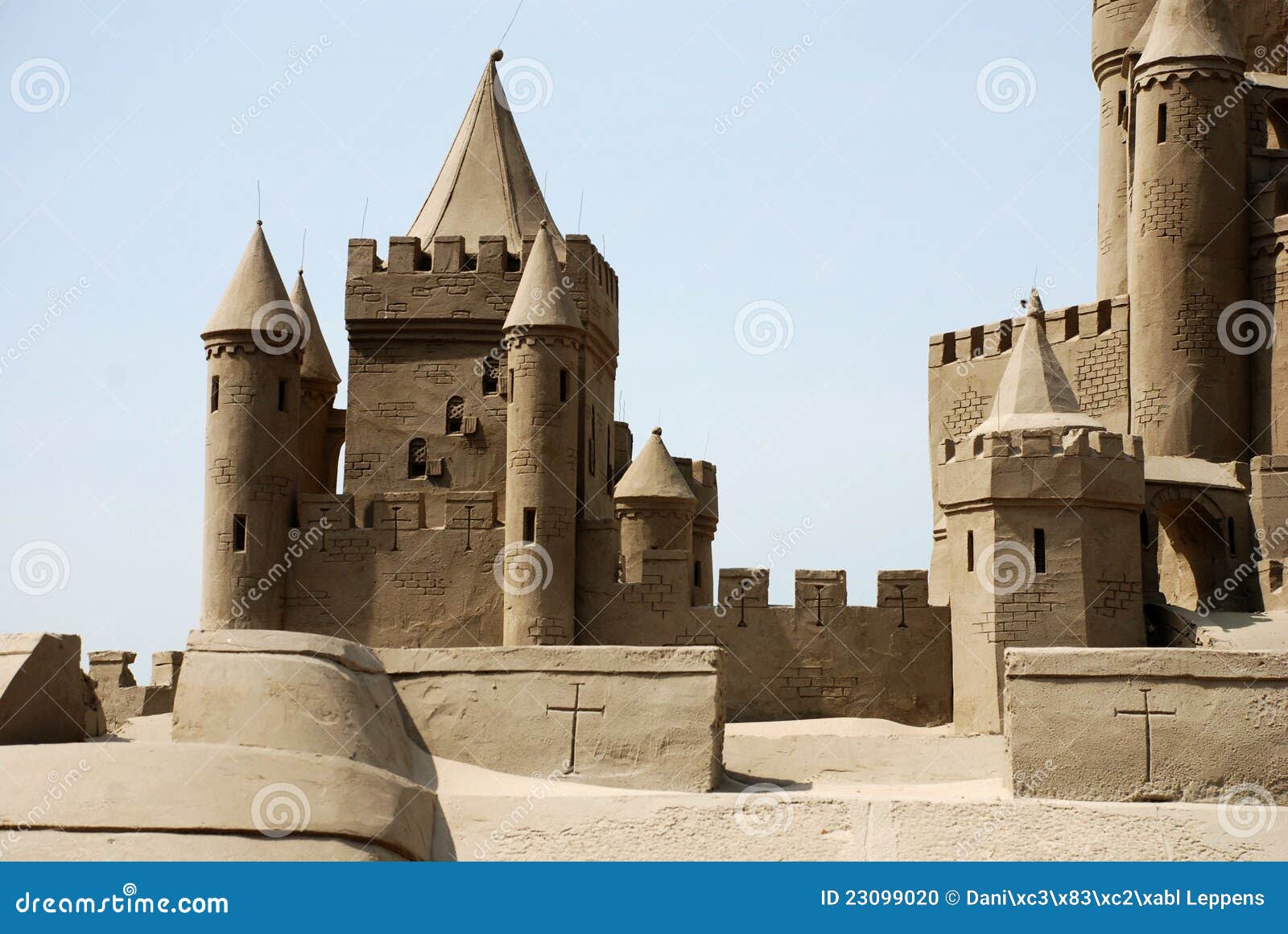 Sand Castle stock photo. Image of artistic, castle, vacation - 23099020