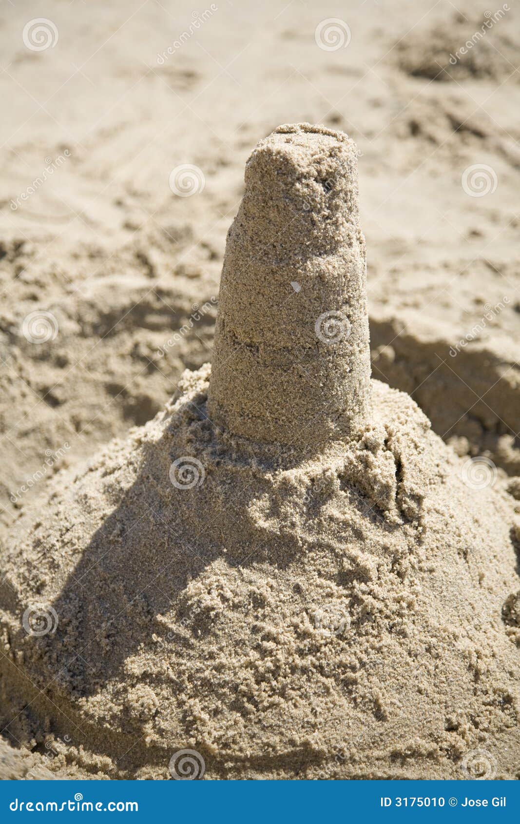 Sand Castle stock photo. Image of sandcastle, sculpture - 3175010
