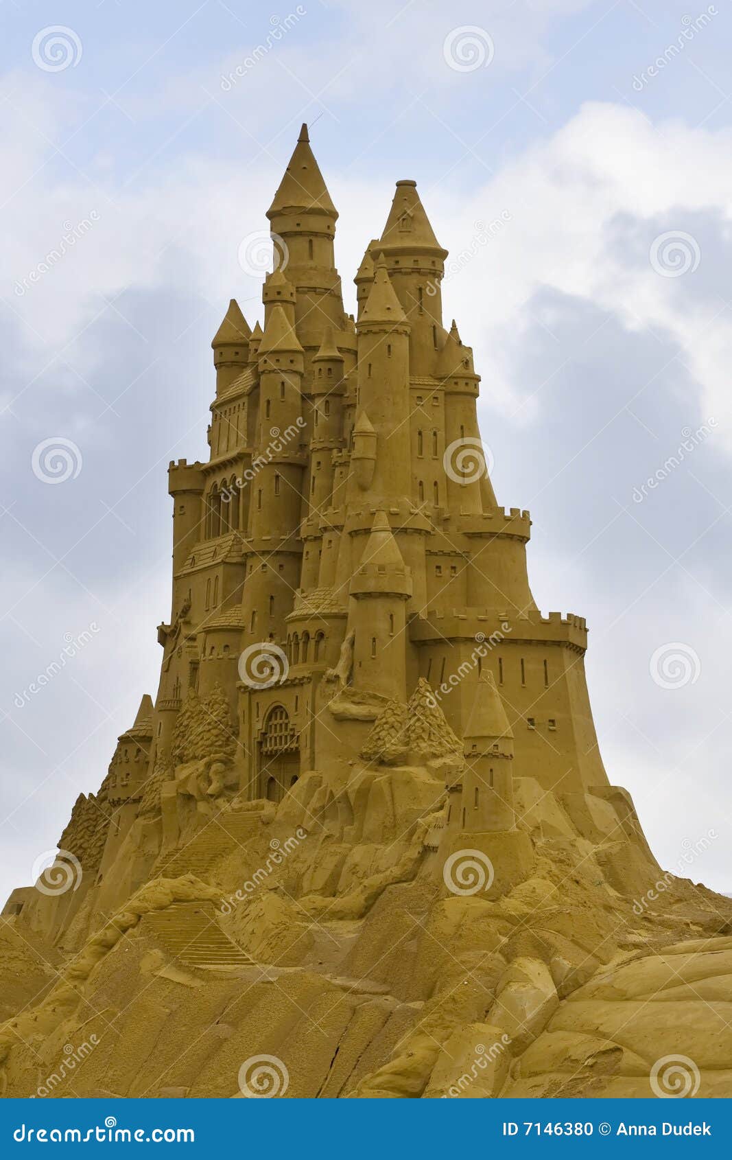 Sand castle stock photo. Image of tower, gothic, build - 7146380