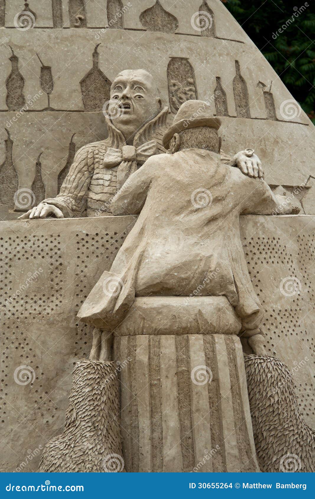 Sand castle bar editorial stock image. Image of beer - 30655264