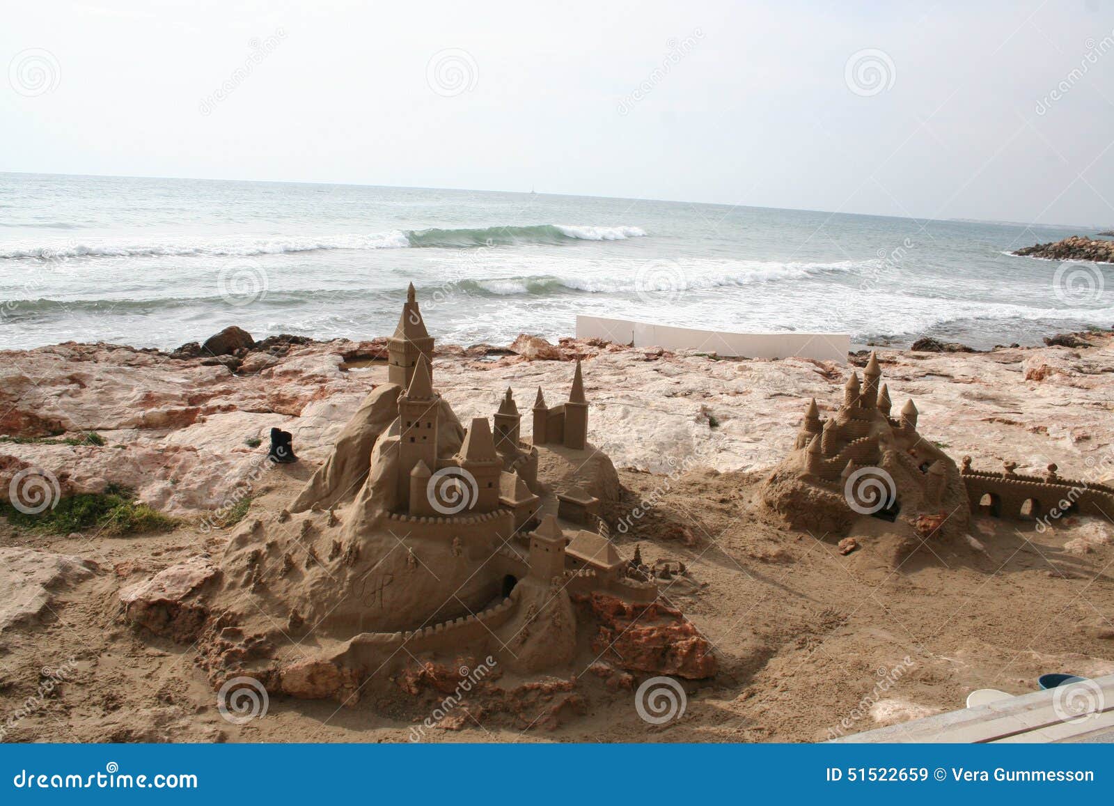 Sand castle stock image. Image of castle, beach, blanca - 51522659