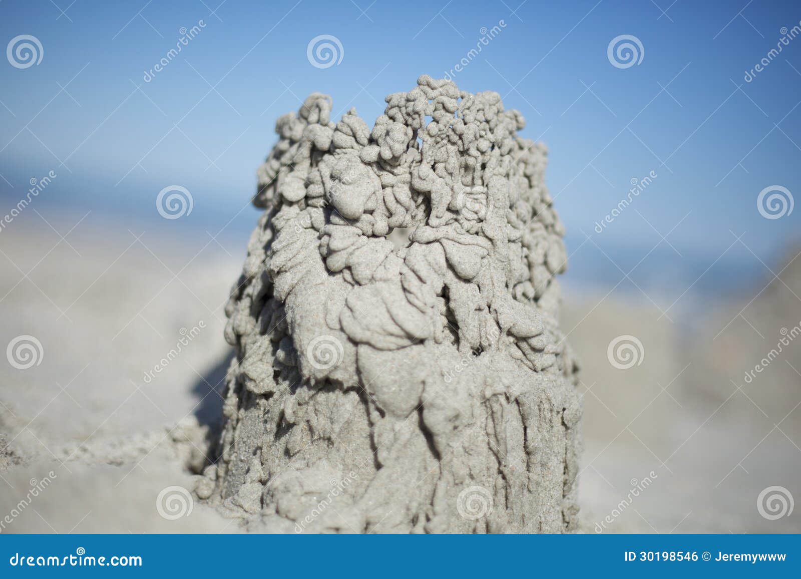 Sand Castle stock photo. Image of dribble, ocean, sand - 30198546
