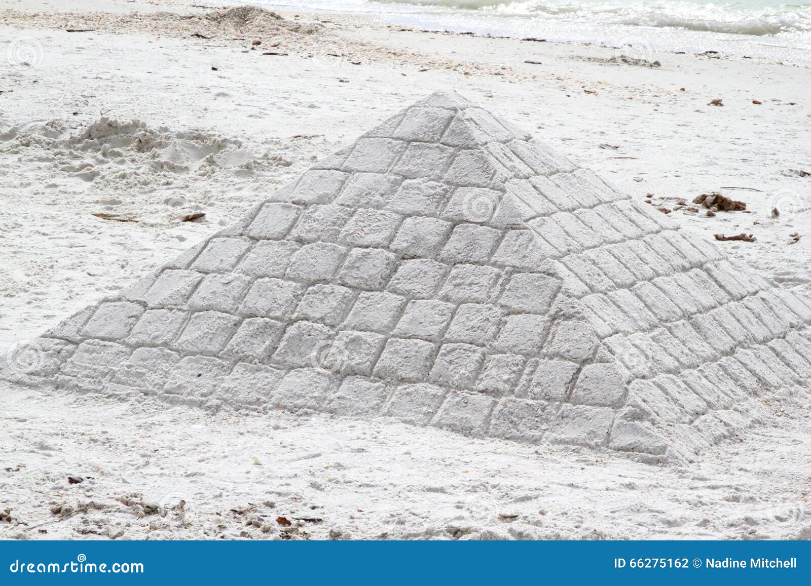 Sand Castle Pyramid Stock Photography | CartoonDealer.com #66275162