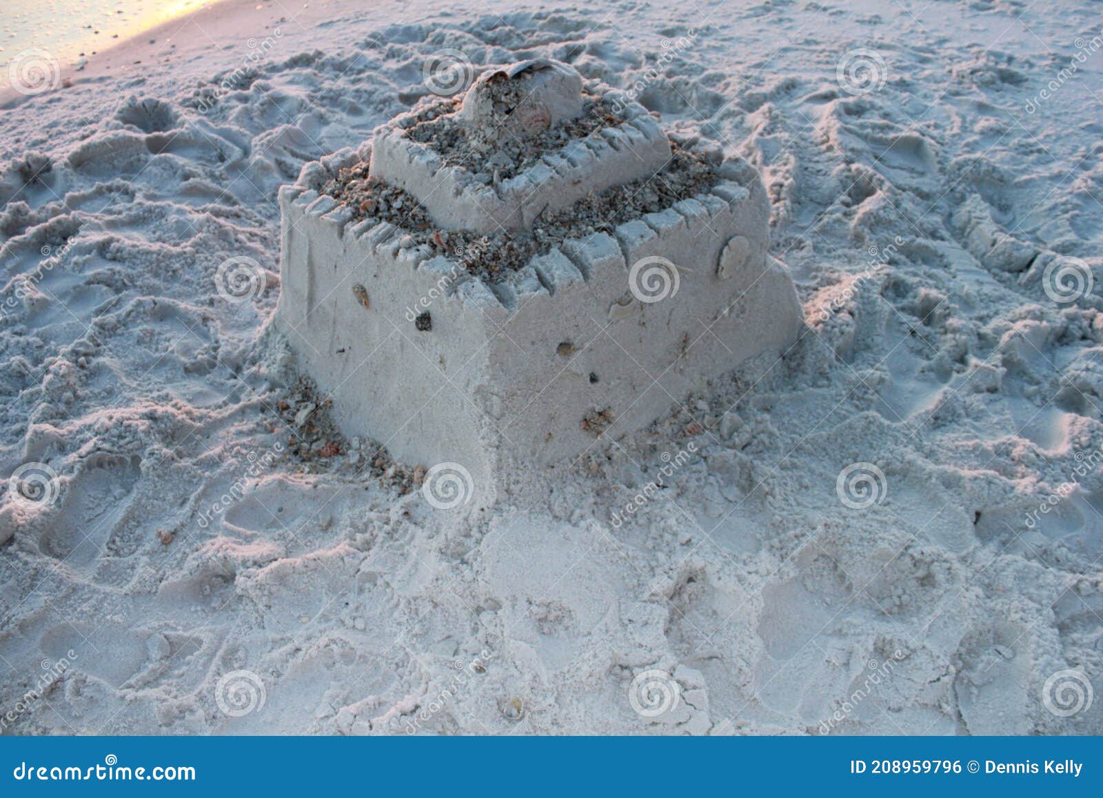 Sand castle stock photo. Image of sandy, coast, walls - 208959796