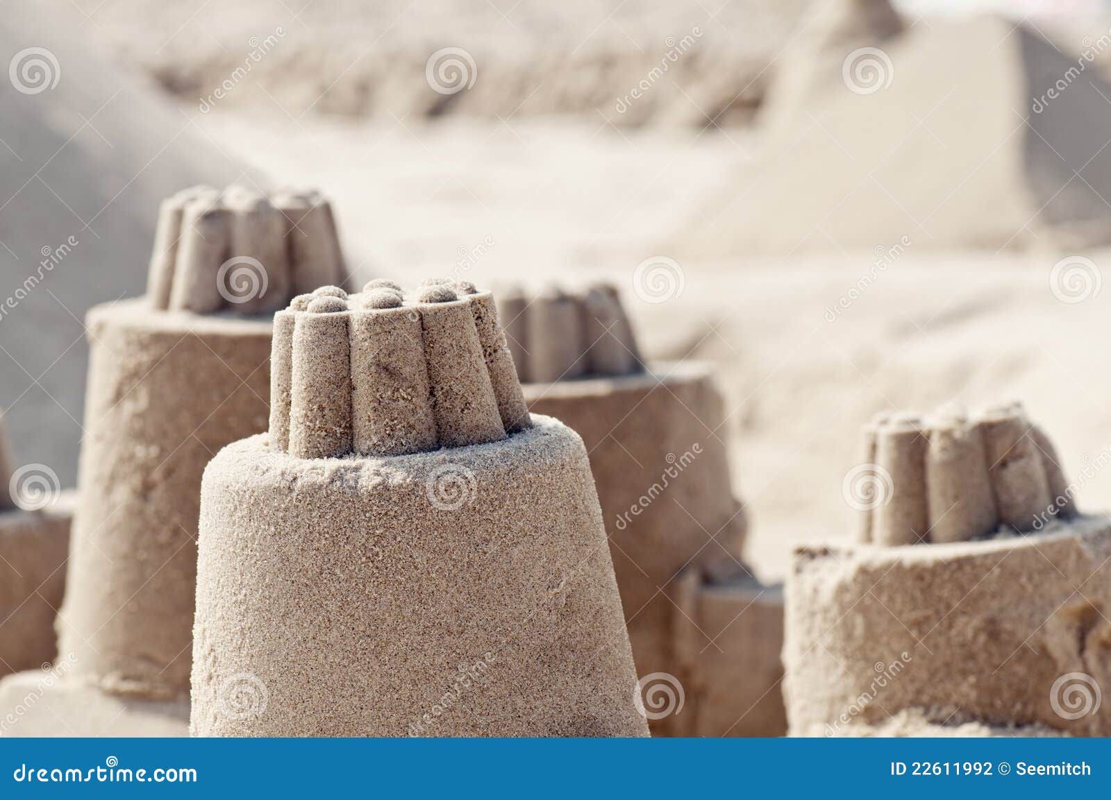 Sand Castles stock photo. Image of region, leisure, sand - 22611992