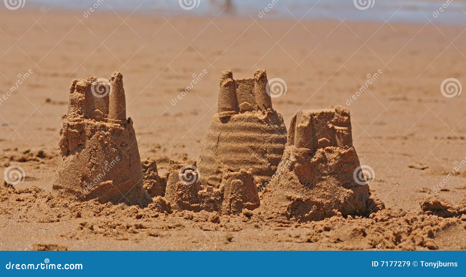Sand castles stock image. Image of holidays, castles, brochure - 7177279