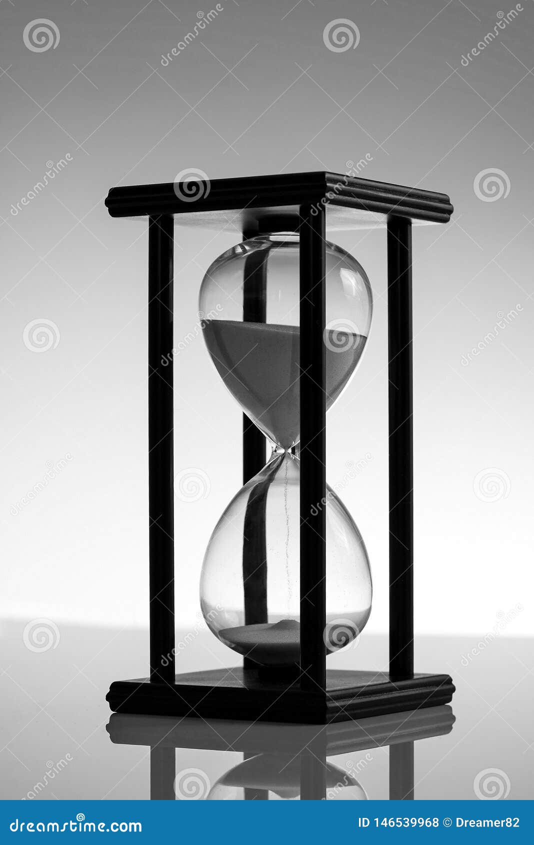 Sand Clock. Time is Running Stock Photo - Image of place, fashioned ...