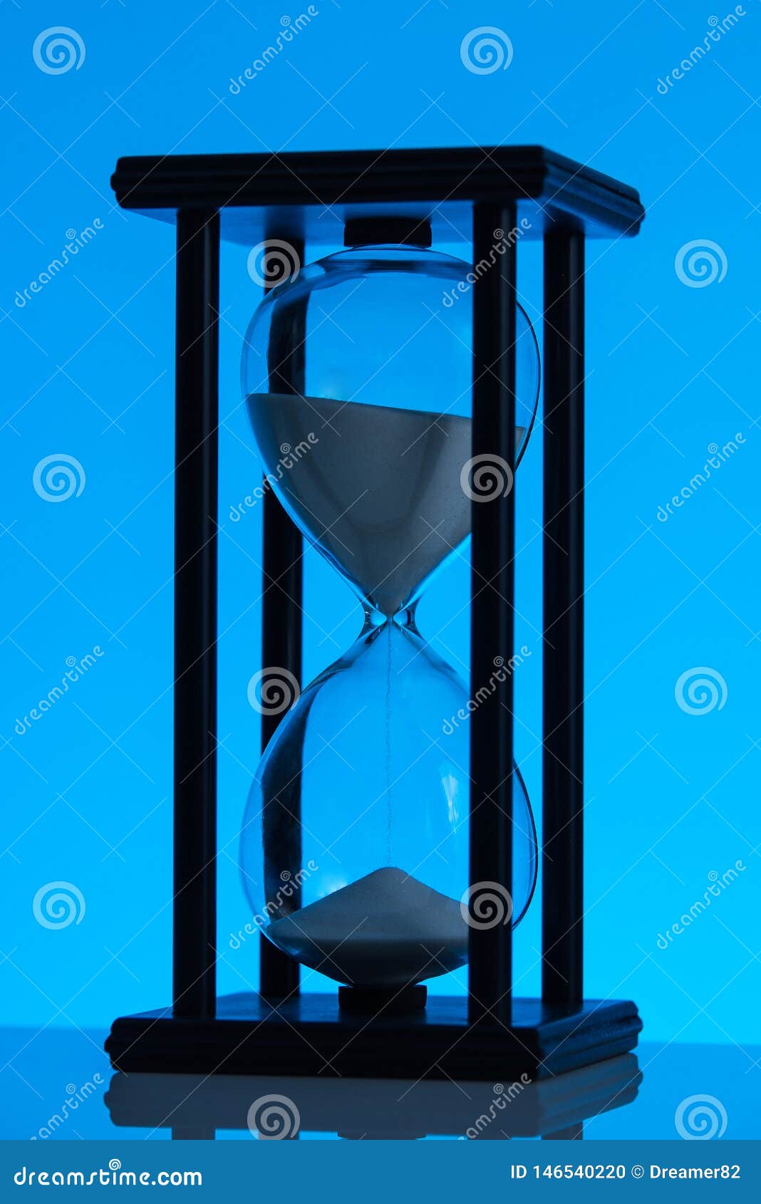 Sand Clock. Time is Running Stock Photo - Image of business, flowing ...