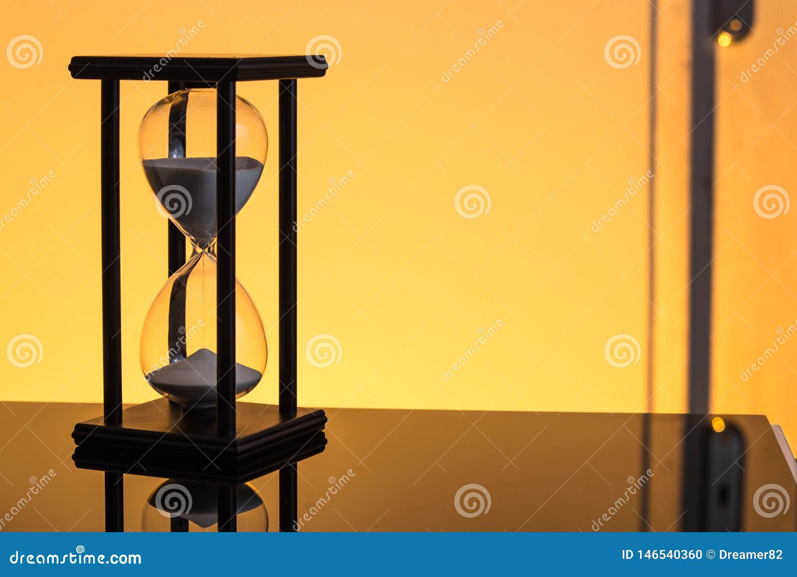 Sand Clock. Time is Running Stock Photo - Image of glass, stack: 146540360
