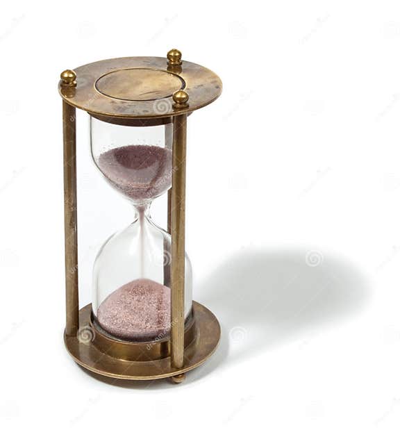 Sand clock stock image. Image of flowing, countdown, isolated - 17854729