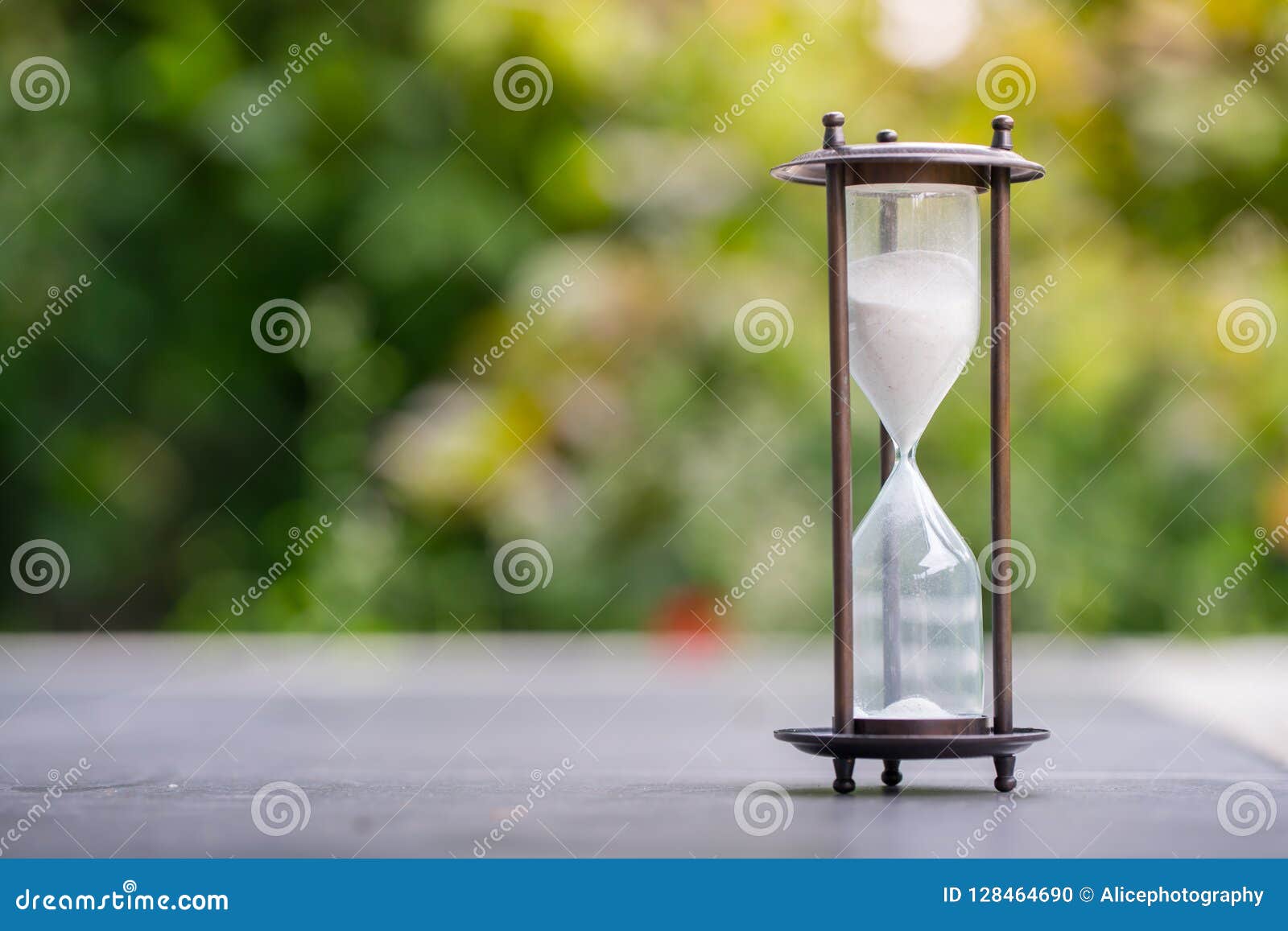 Sand Clock, Business Time Management Concept Stock Photo - Image of ...