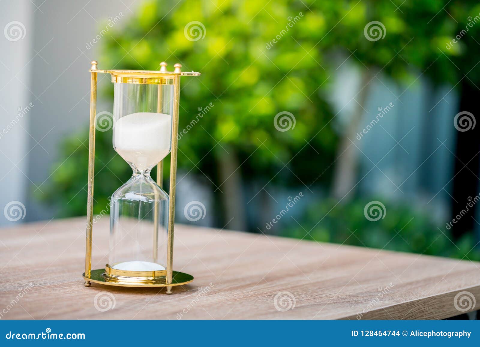 Sand Clock, Business Time Management Concept Stock Photo - Image of ...