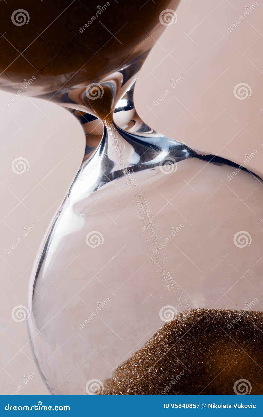 Sand clock stock image. Image of abstract, sand, object - 95840857
