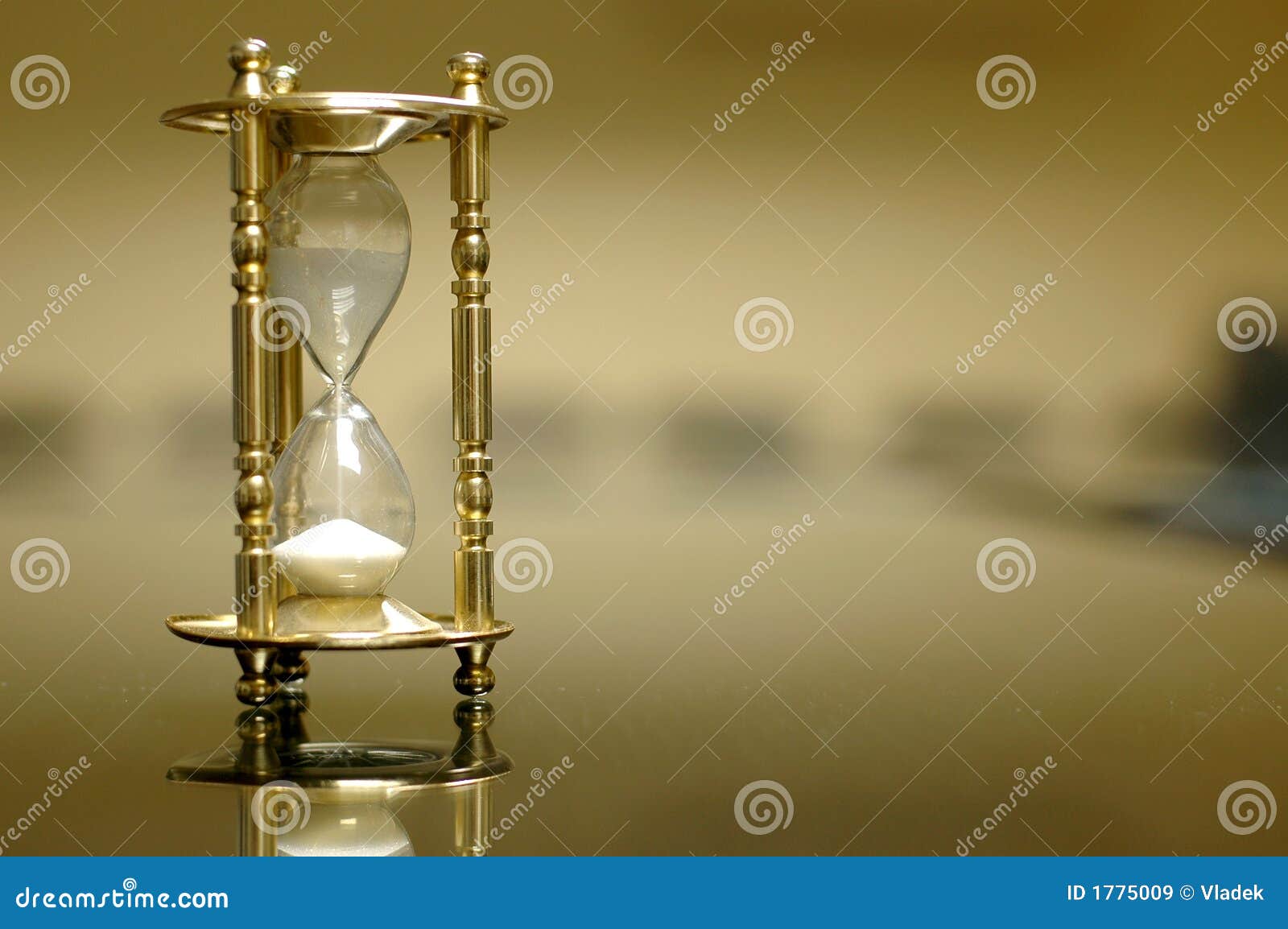 Sand Clock in the Empty Board Room Stock Image - Image of chairs, hall ...