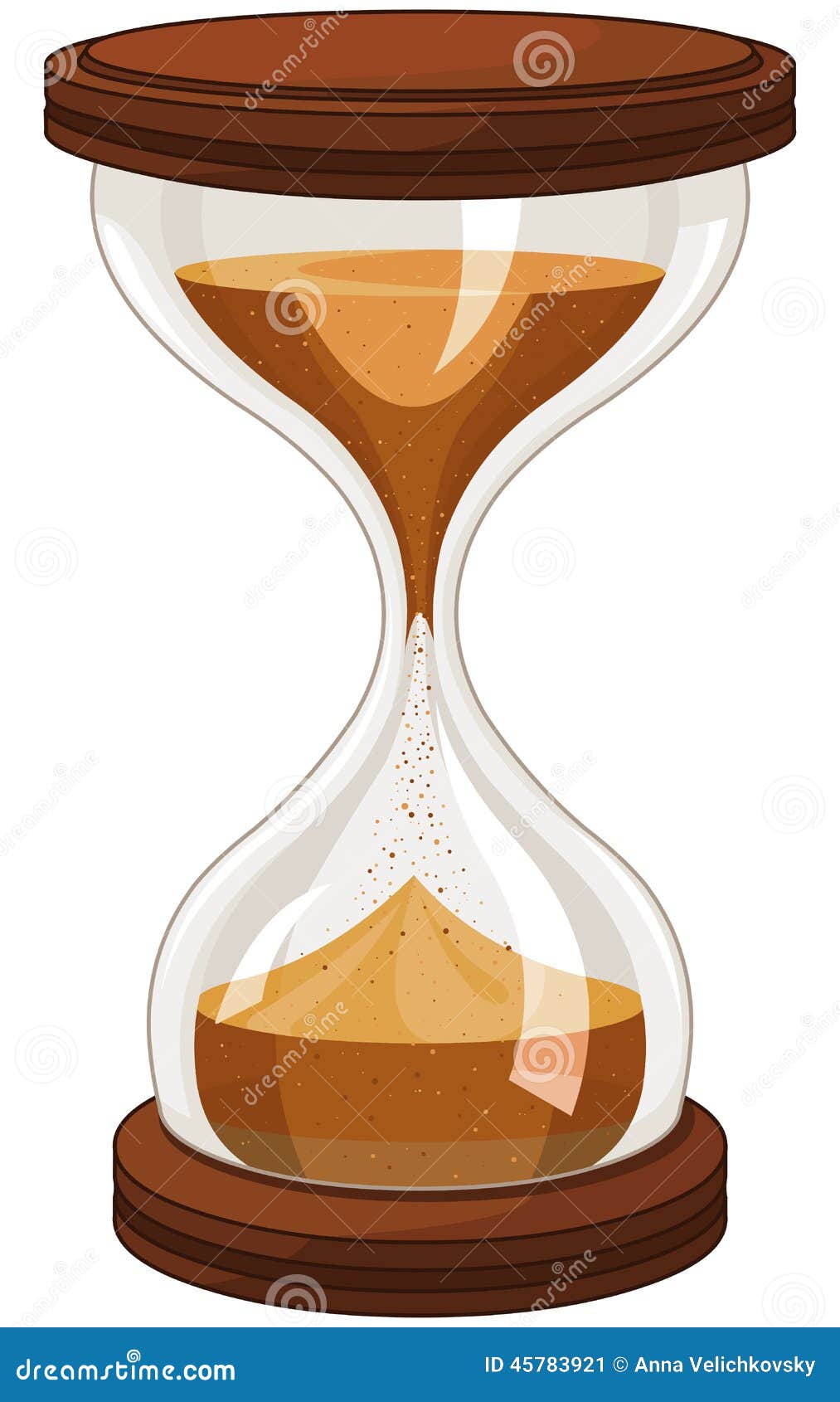 Sand Clock Time Icon. Hour Glass Sand Watch Timer. Hourglass ...