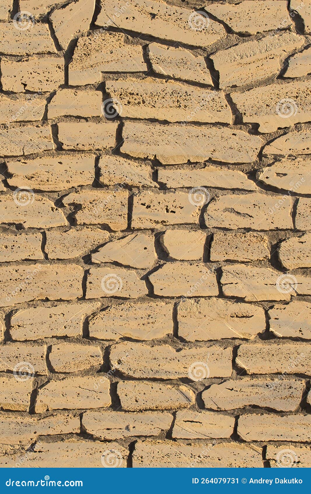 Sand Color Stone Brick Beige Vertical Wall, Modern Texture Ancient ...