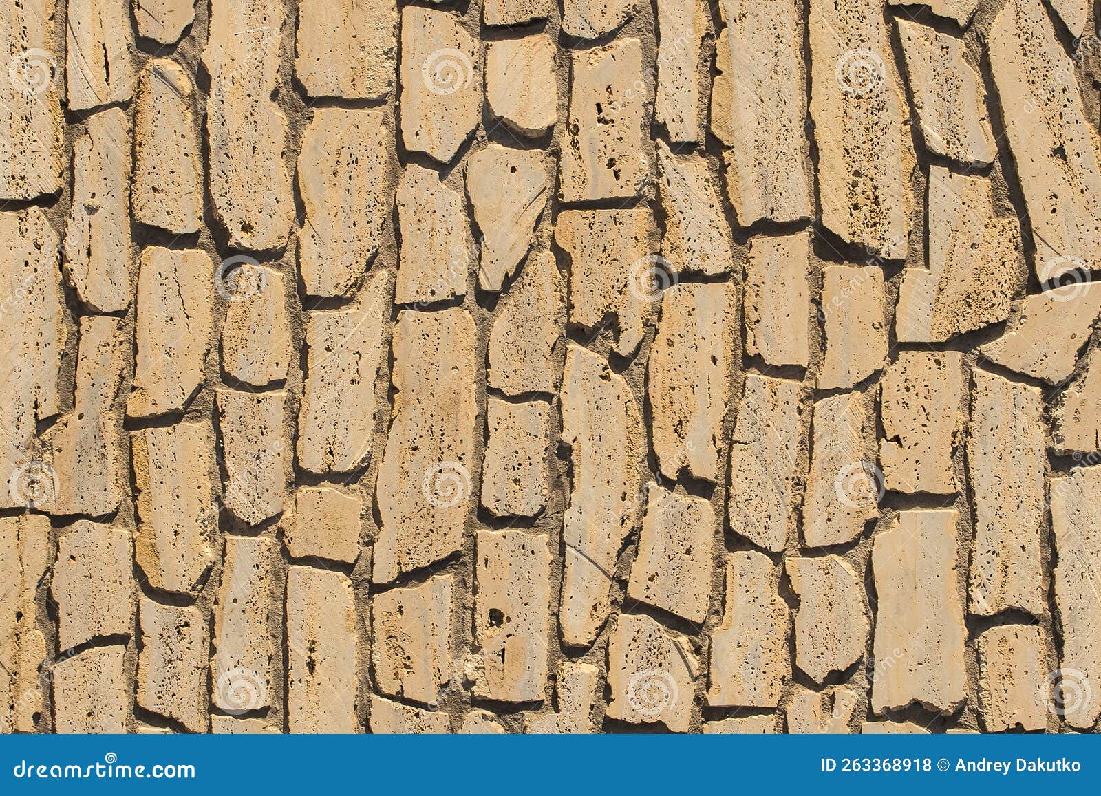 Sand Color Stone or Brick Wall, Modern Texture Background Stock Photo ...