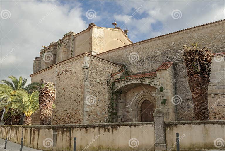 Sand Coloured Stone Ancient Building Stock Photo - Image of retro ...