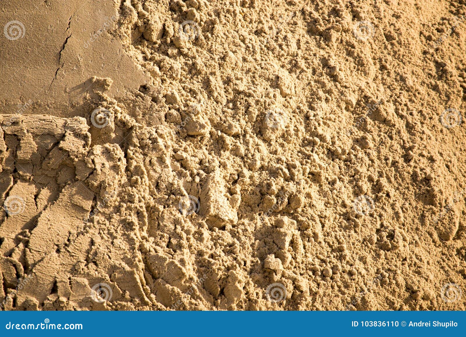 Sand on Construction Site As an Abstract Background Stock Photo - Image ...