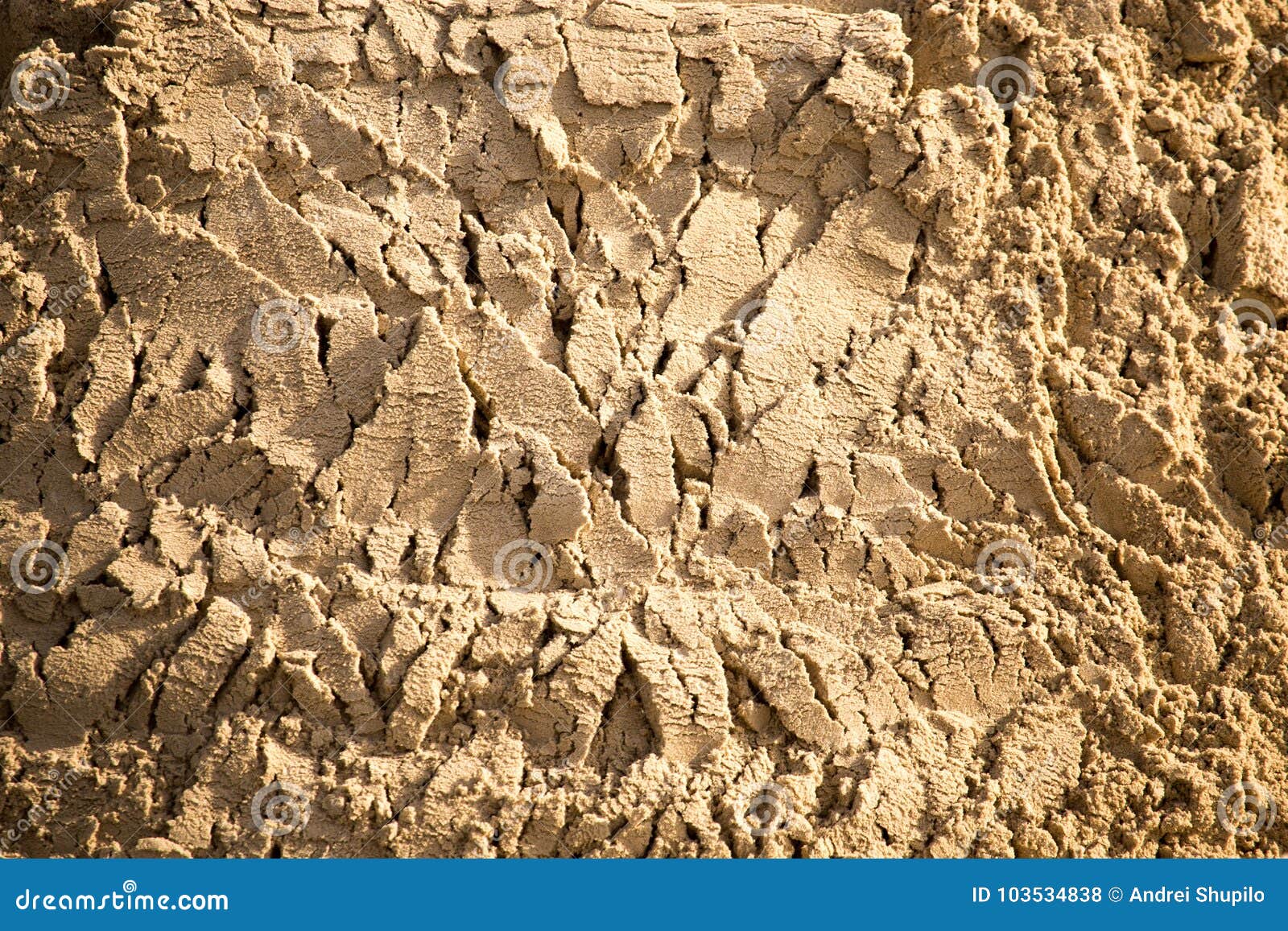 Sand on Construction Site As an Abstract Background Stock Photo - Image ...