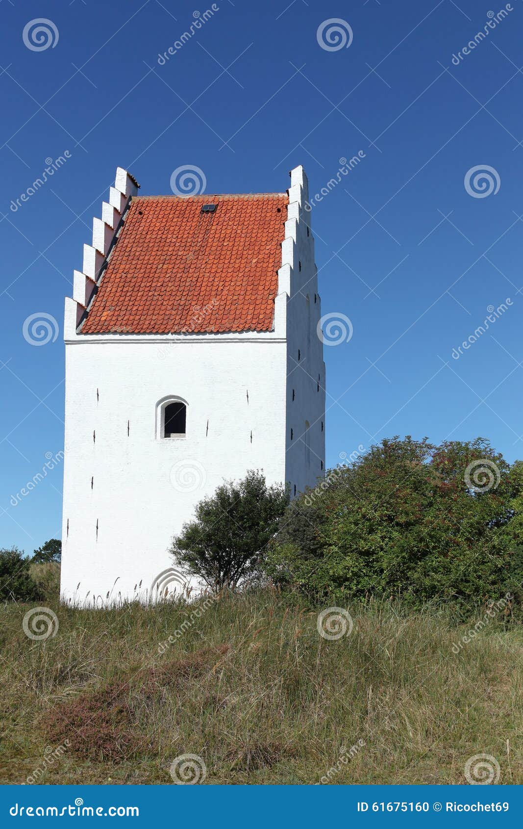 The Sand Covered Church in Skagen Stock Photo - Image of scandinavia ...