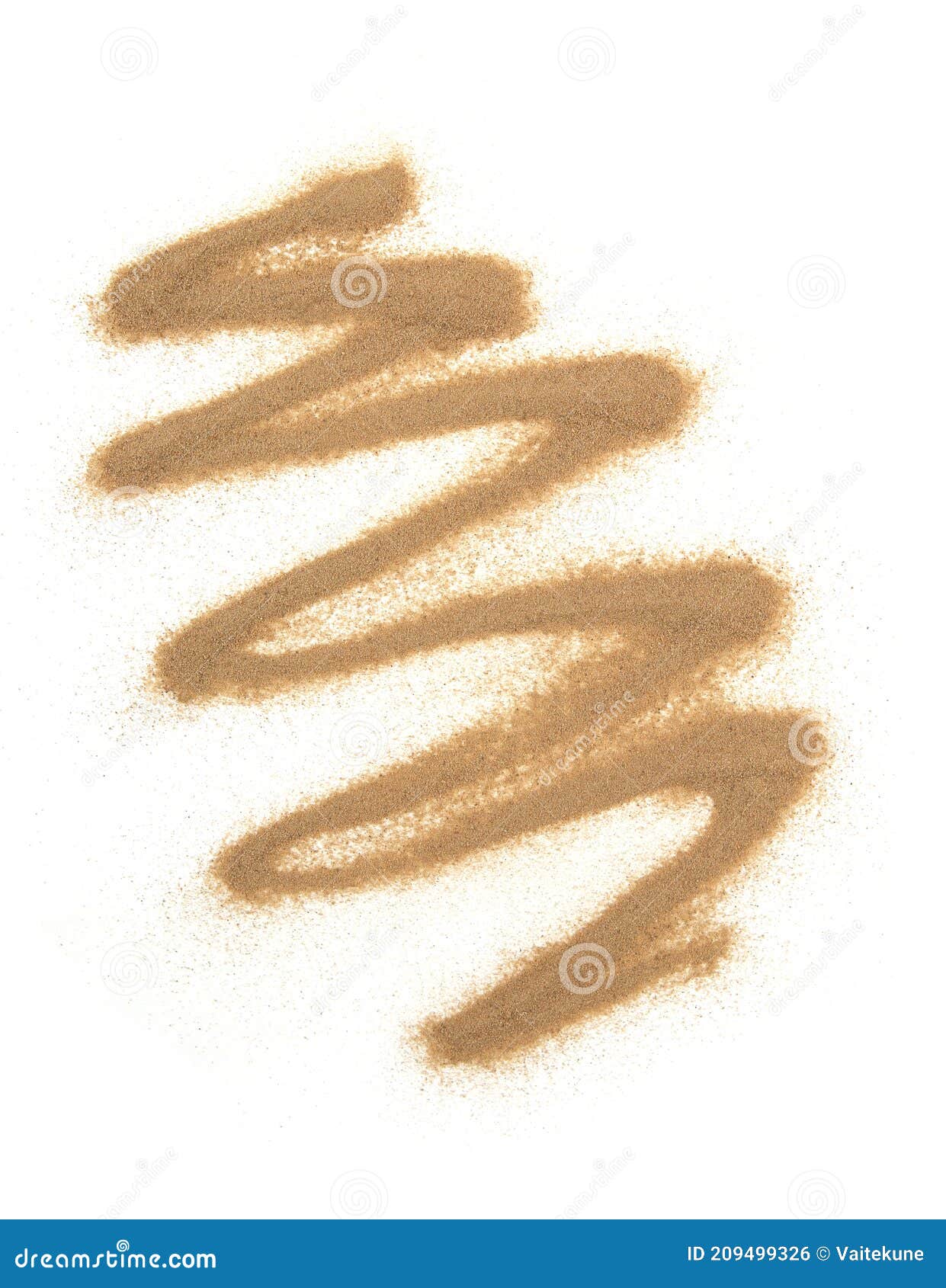 Sand Splash Isolated on White Background. Stock Photo - Image of ...