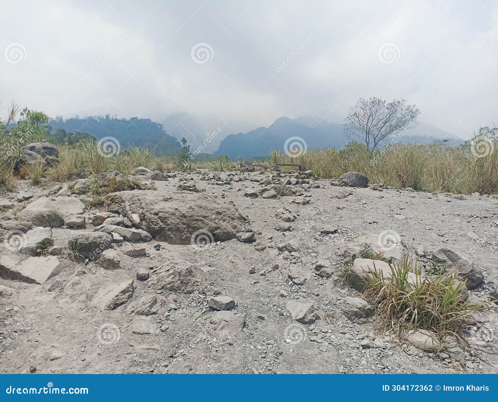 Sand Dan Rock on the Slopes of a Volcano Stock Photo - Image of volcano ...
