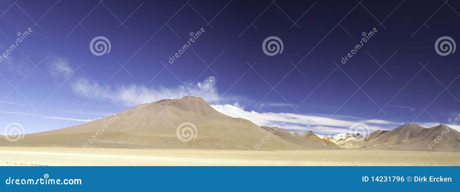Sand Desert and Mountains in Andes Bolivia Stock Photo - Image of sand ...