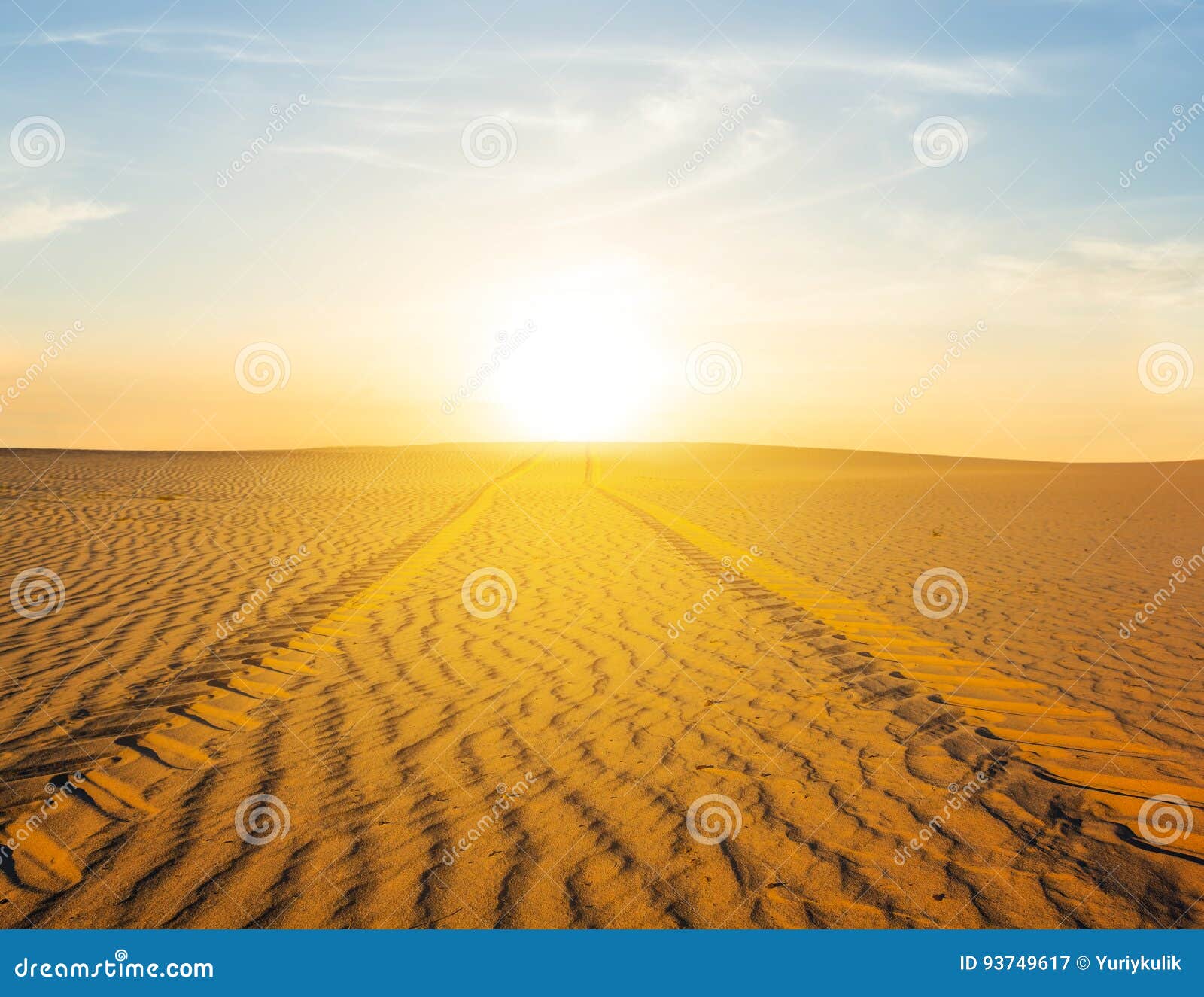 Sand desert at the sunset stock image. Image of grainy - 93749617