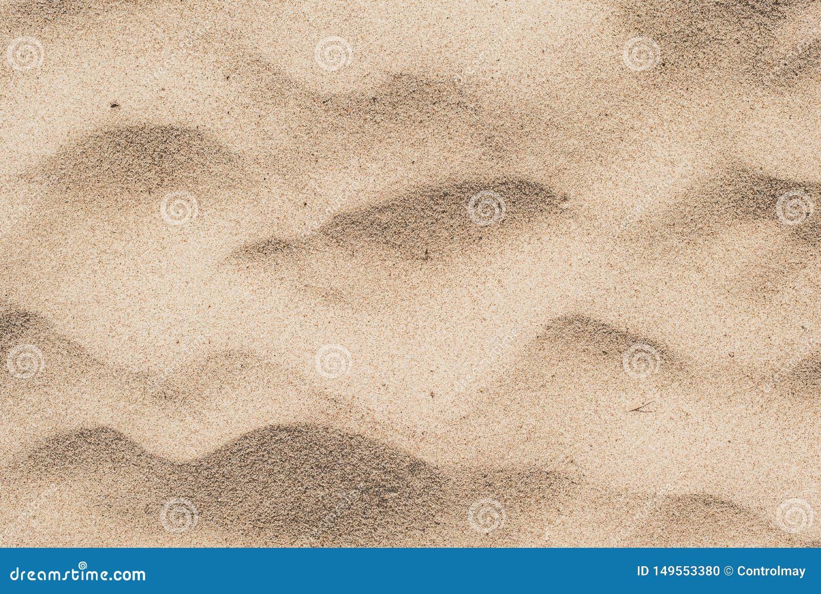 Sand in the Desert. Yellow Sand with Waves on it Stock Photo - Image of ...
