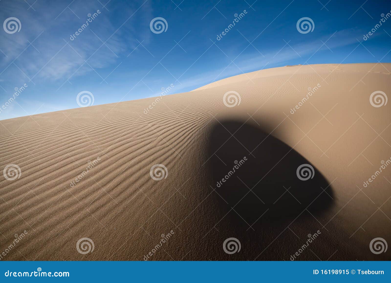 Sand Dune ripples stock image. Image of mohave, mojave - 16198915