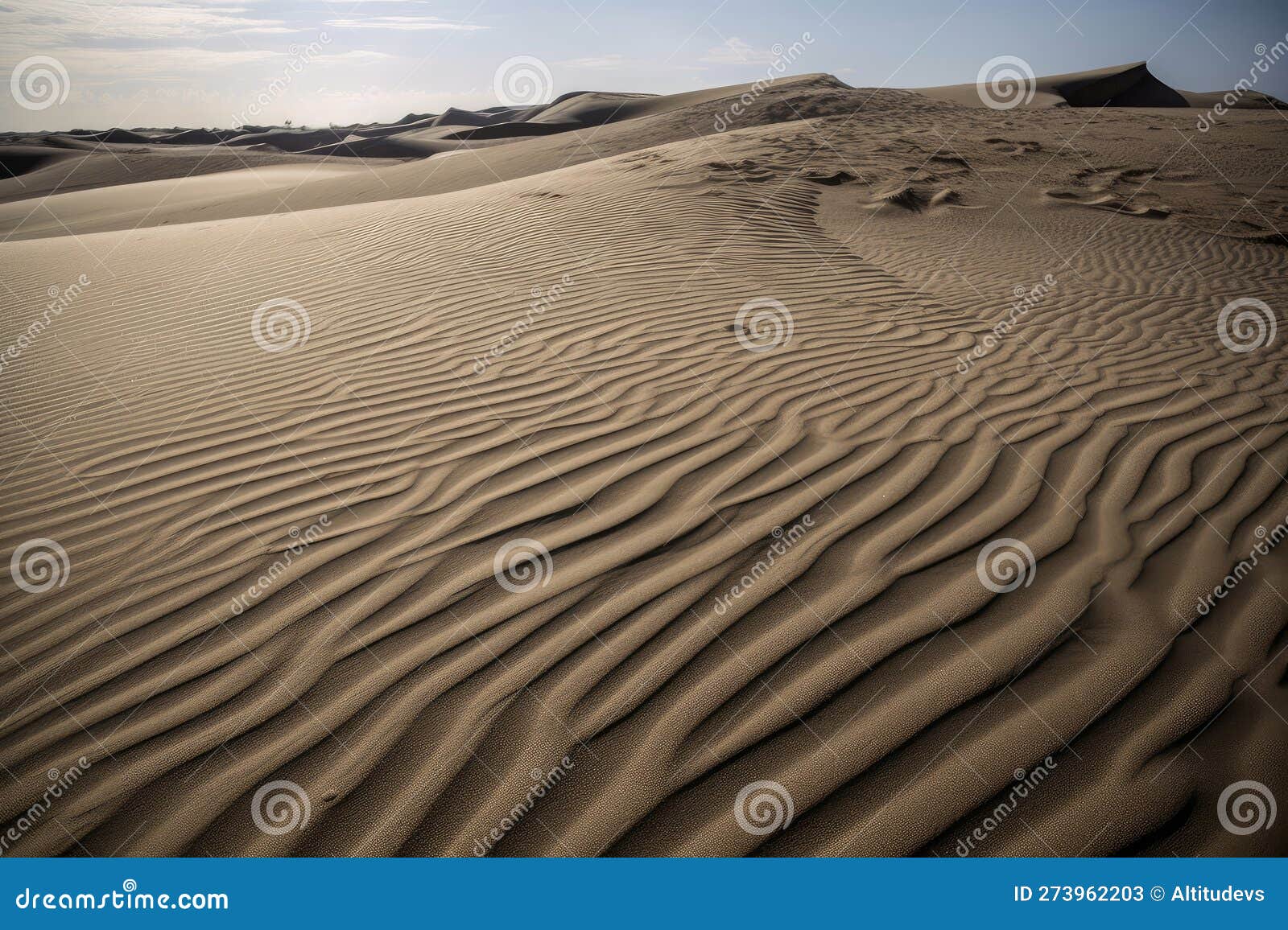 Sand Dune with Swirl Pattern, Reminiscent of Windblown Sand Stock ...