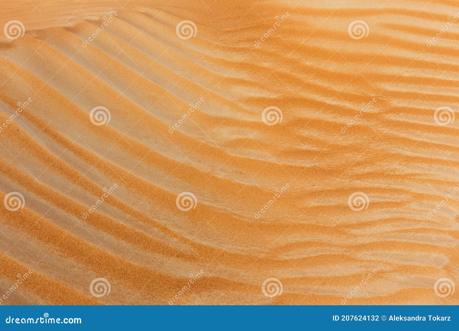 Sand Dune Texture Close-up View, with Wave Pattern Formed by the Wind ...