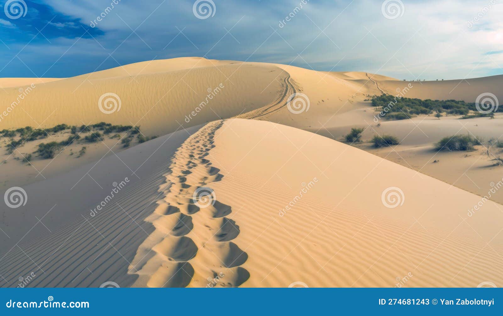 Sand Dune Trails, Navigating Shifting Sand Formations and Vistas ...