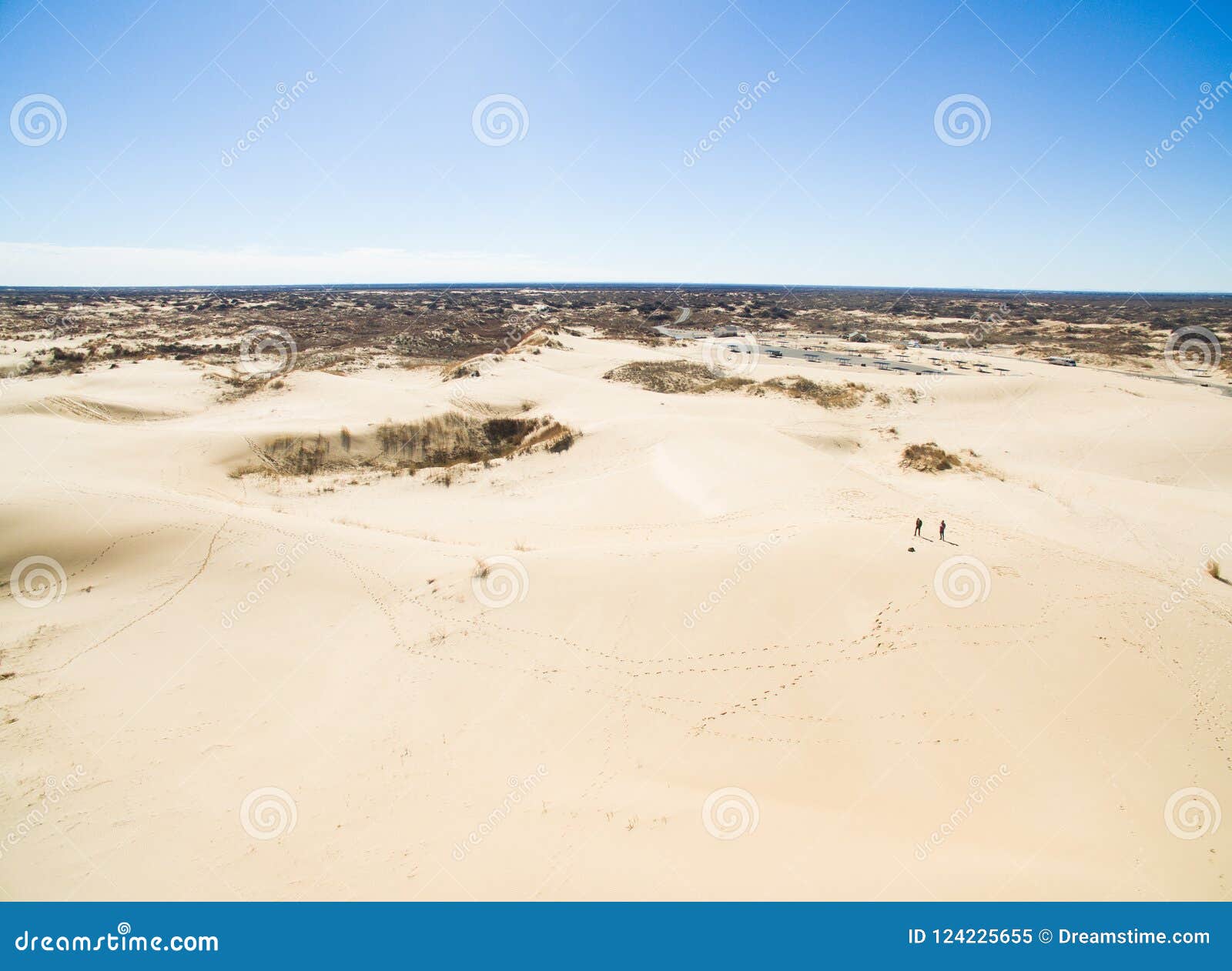 Sand Dunes of Arizona stock image. Image of scenic, outside - 124225655