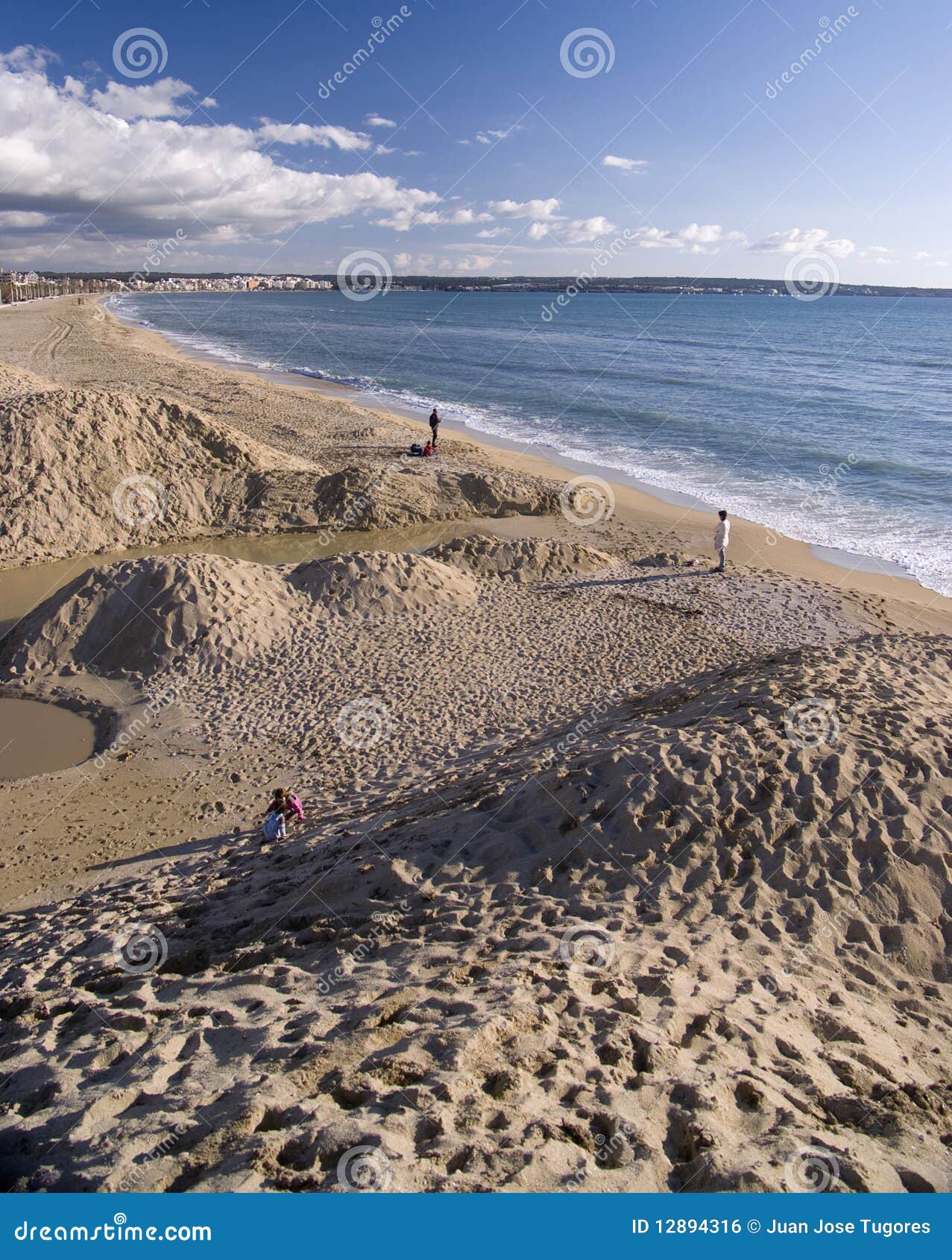 Sand dunes on beach stock photo. Image of coastline, sandy - 12894316