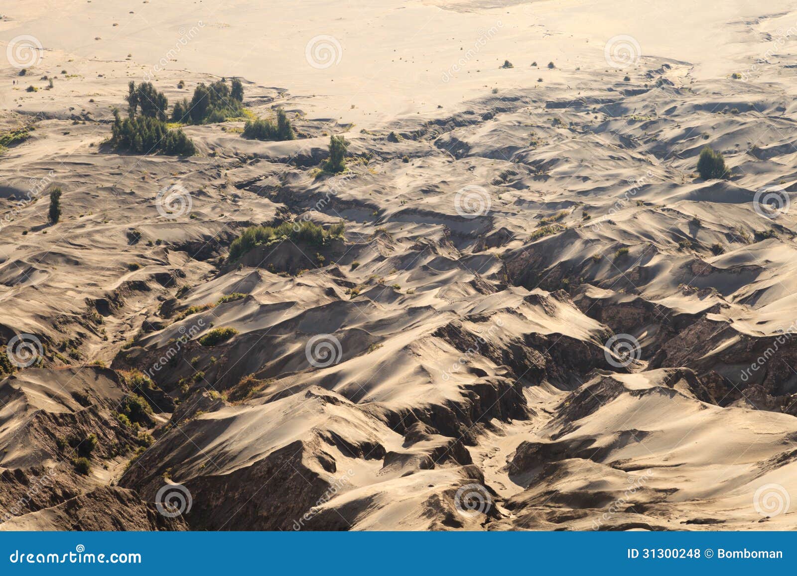 Sand Dunes at the Bromo Mountain, Indonesia Stock Photo - Image of arid ...