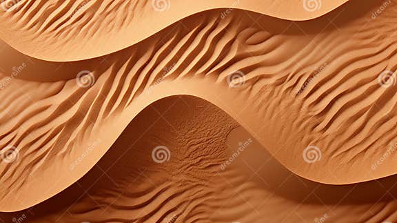 Sand Dunes in the Desert Top View Stock Image - Image of desert, sahara ...