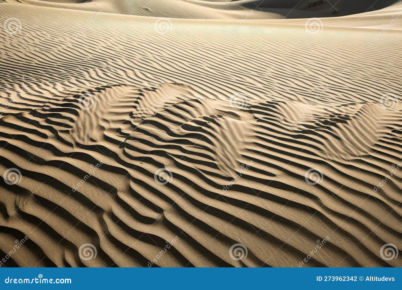 Sand Dunes with Geometric Patterns, Arranged in Stripes and Swirls ...
