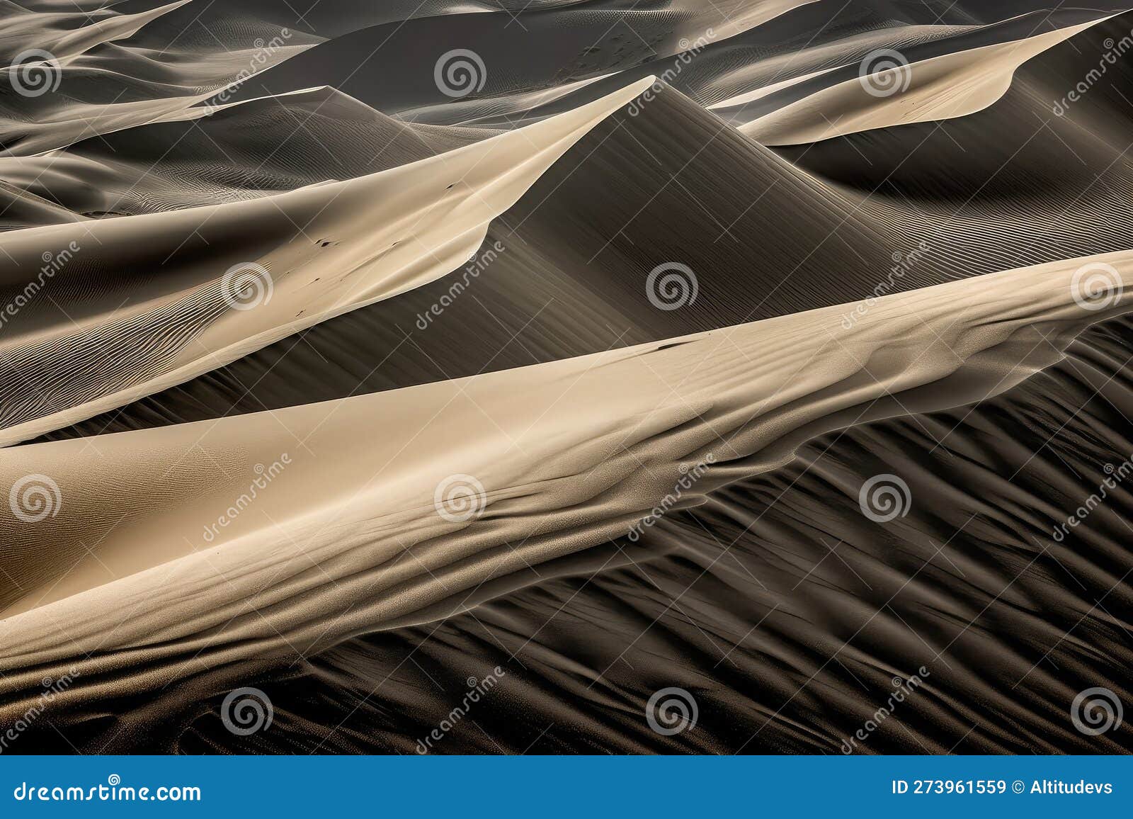 Sand Dunes with Intricate and Mesmerizing Patterns, Resembling Abstract ...