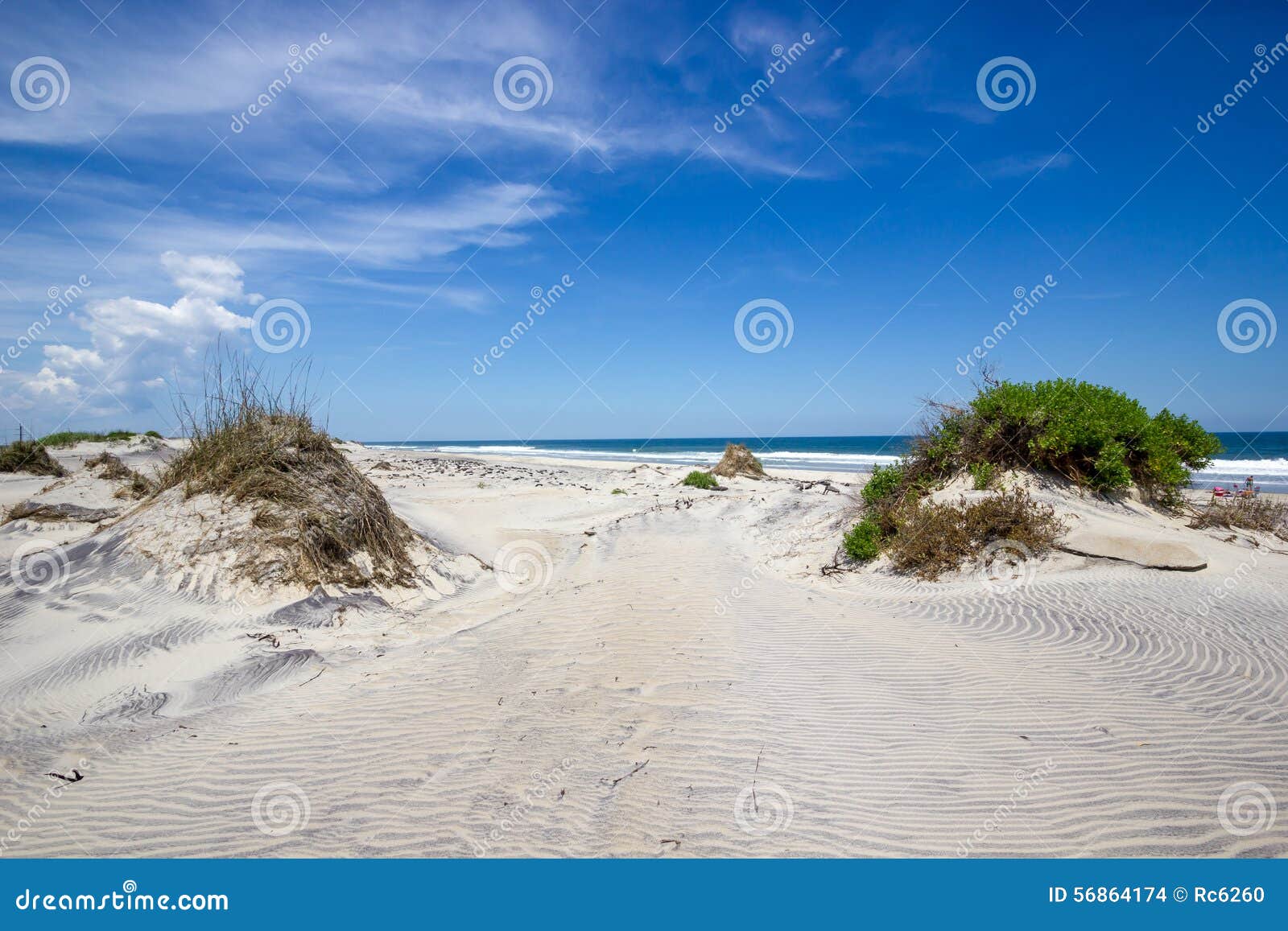 Sand Dunes at Outer Banks stock photo. Image of north - 56864174