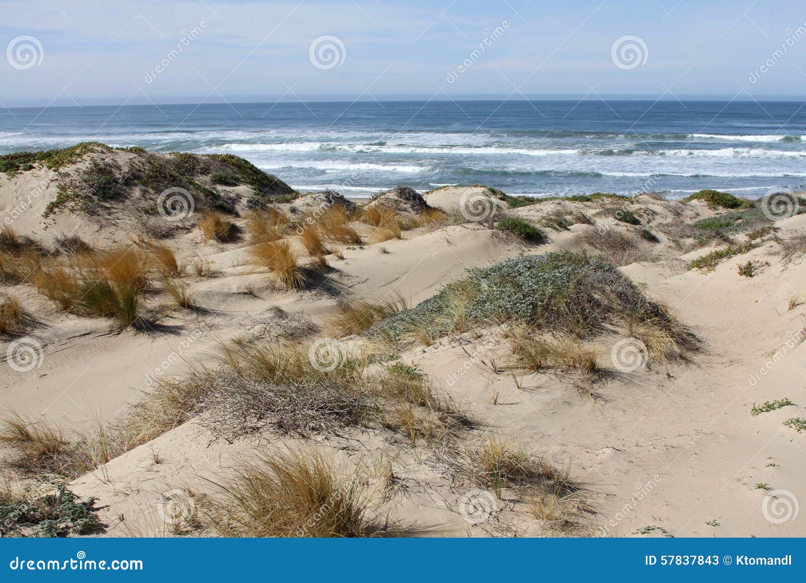 Sand Dunes stock image. Image of wave, sand, beach, dunes - 57837843