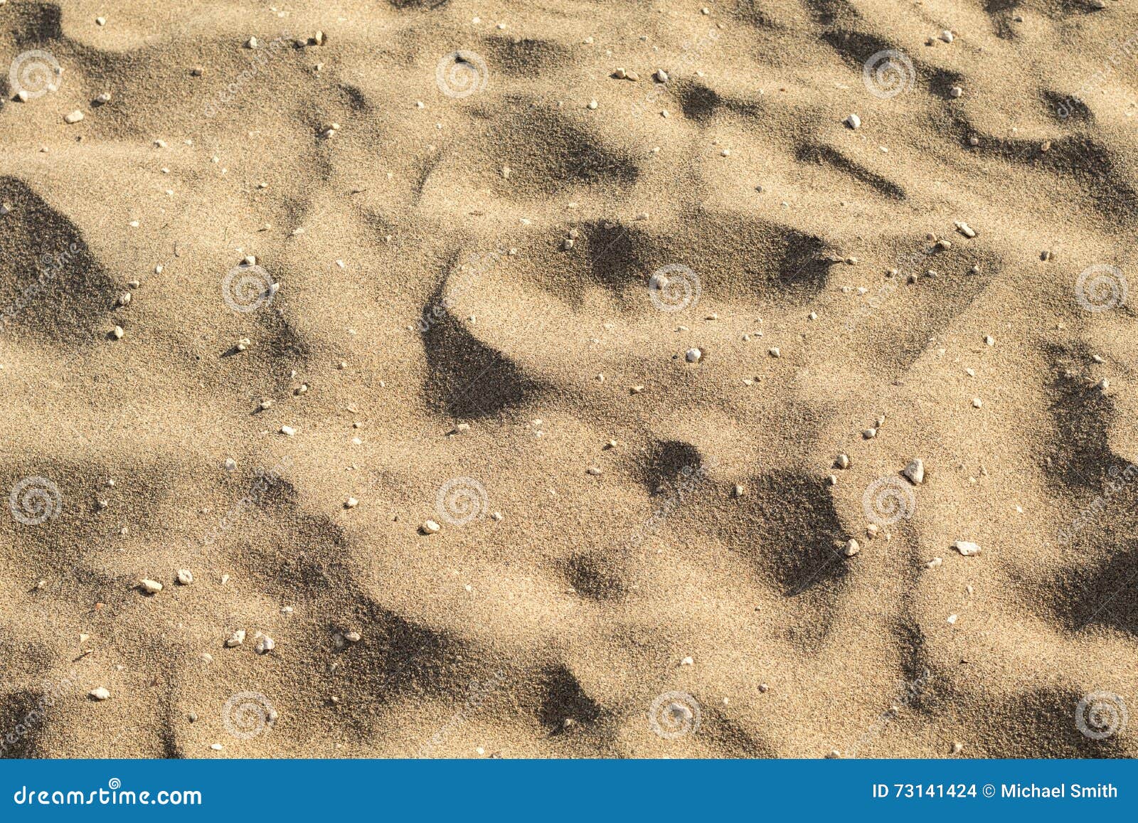 Sand Dunes with Pebbles, Low Angle. Stock Photo - Image of background ...