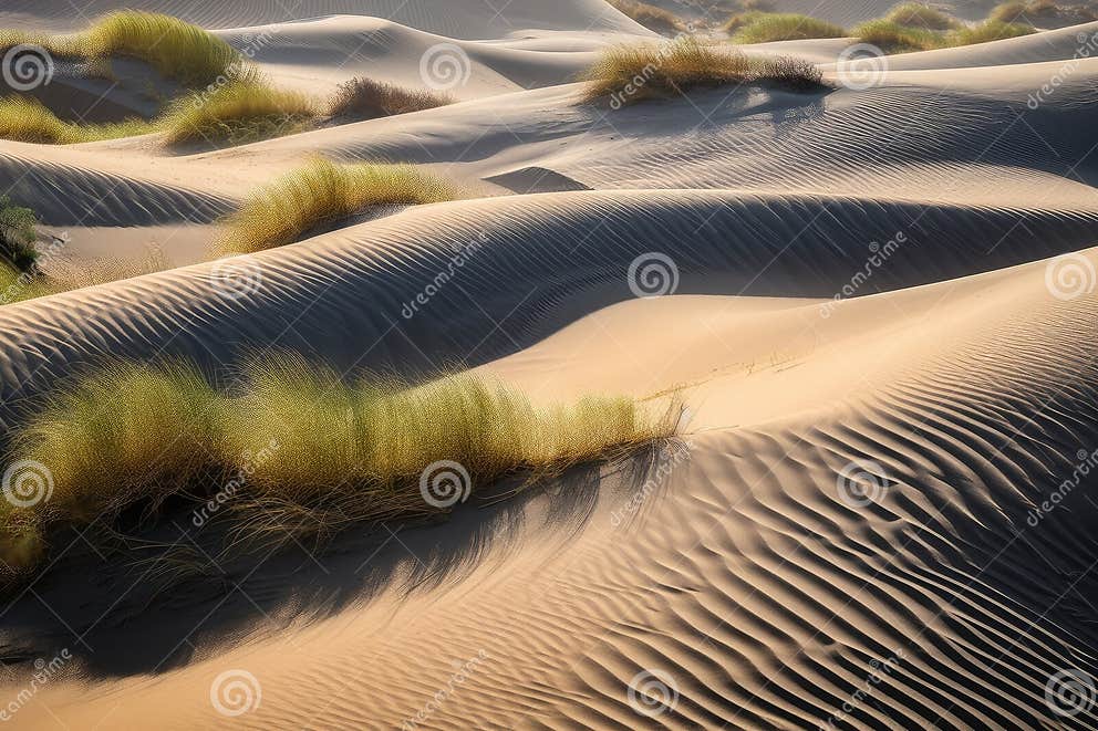 Sand Dunes in a Range of Different Colors, with Contrasting Patterns ... Sand Dunes in a Range of Different Colors, with Contrasting Patterns ...