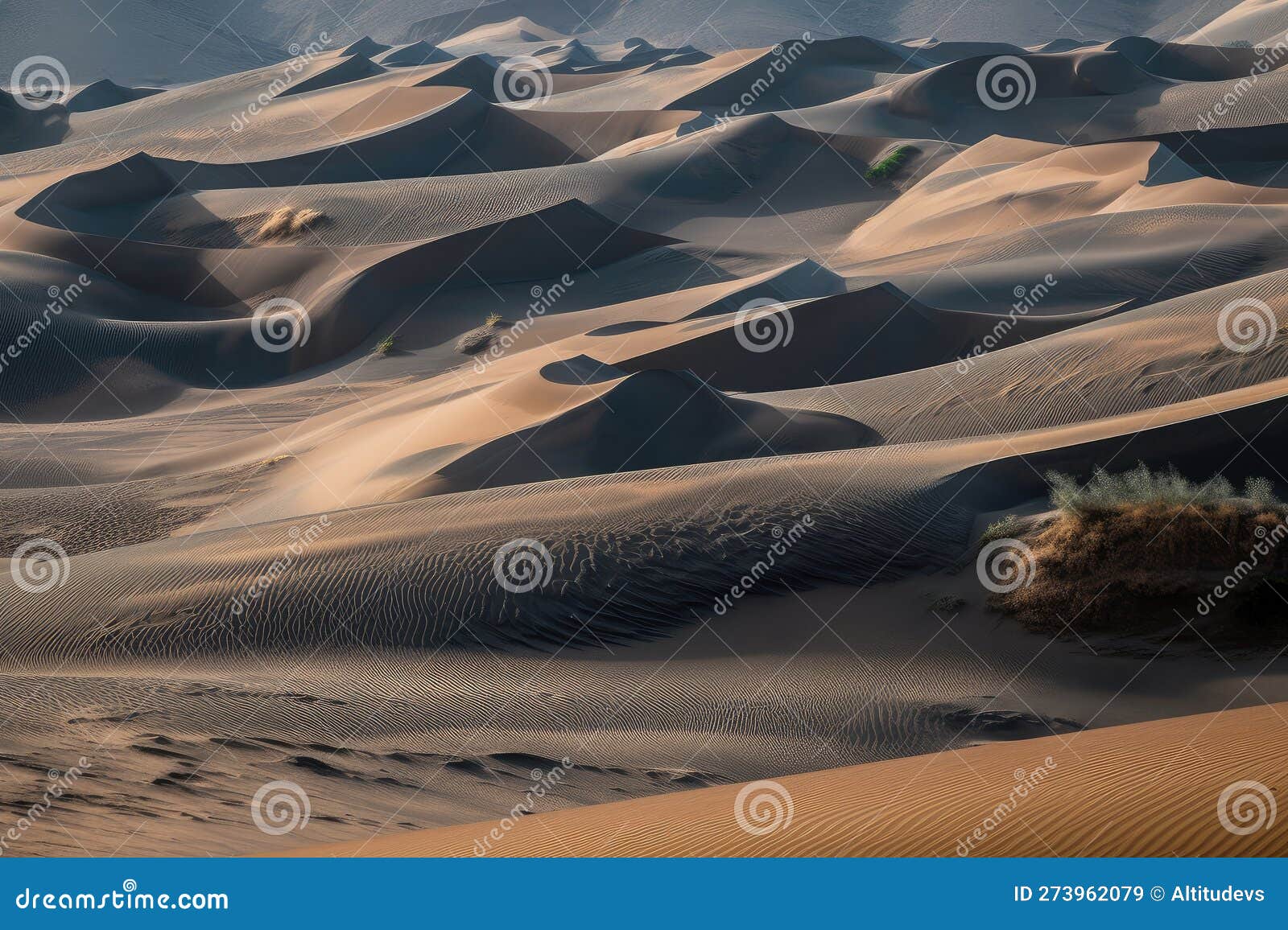 Sand Dunes in a Range of Different Colors, with Contrasting Patterns ...