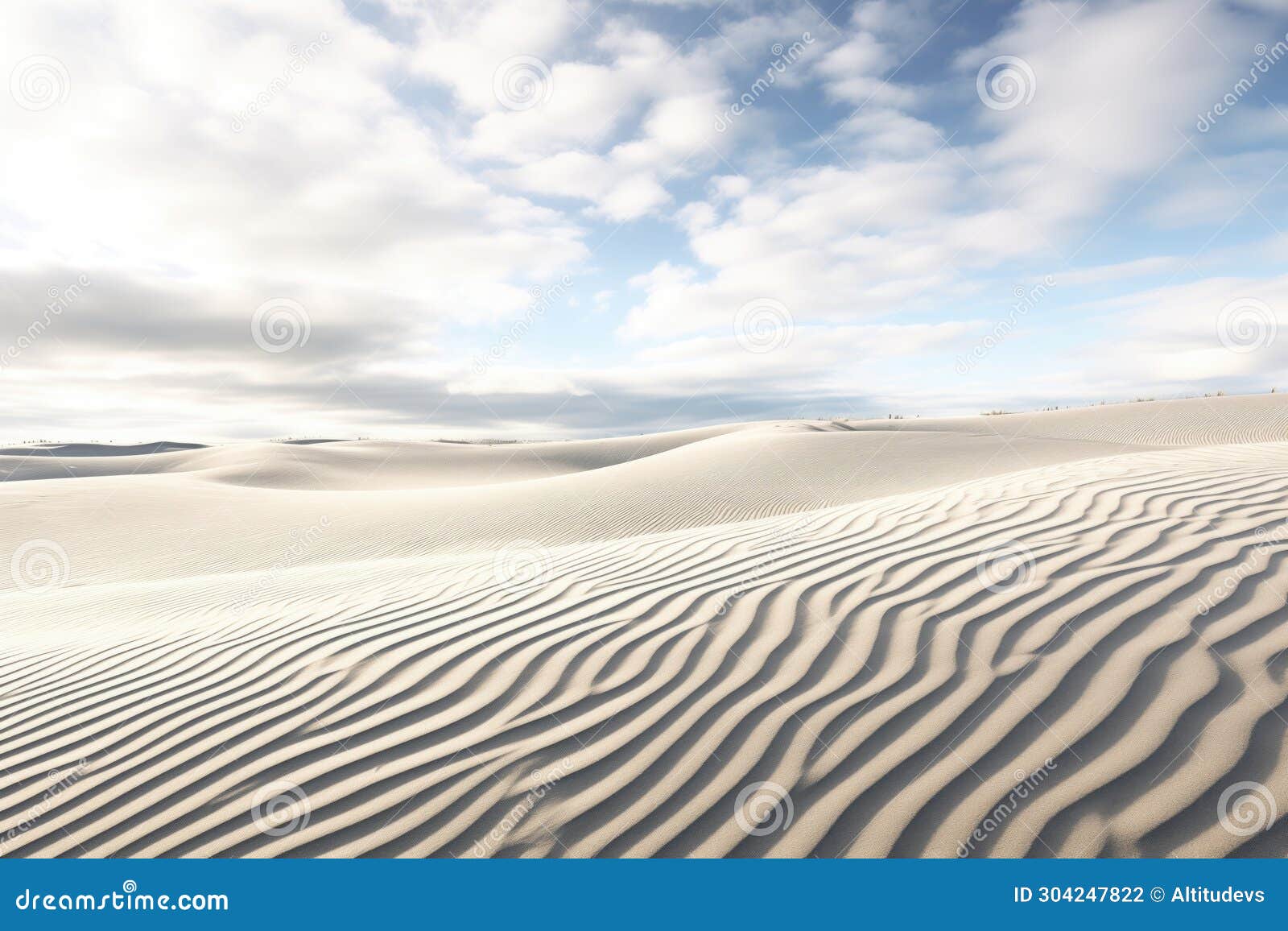Sand Dunes with Ripple Wind Patterns Stock Photo - Image of nature ...